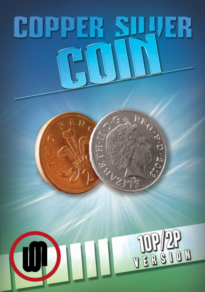 Copper Silver Coin UK 10p 2p From Warped Magic - Warped Magic