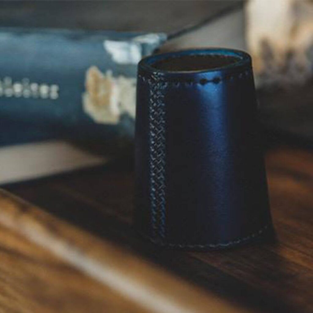 Leather Chop Cup With Balls By TCC | Chop Cup | Magicians Chop Cup